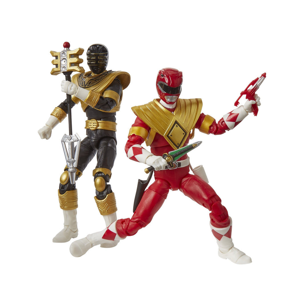 Power Rangers Lightning Collection Mighty Morphin Red and Zeo Gold Ran ...