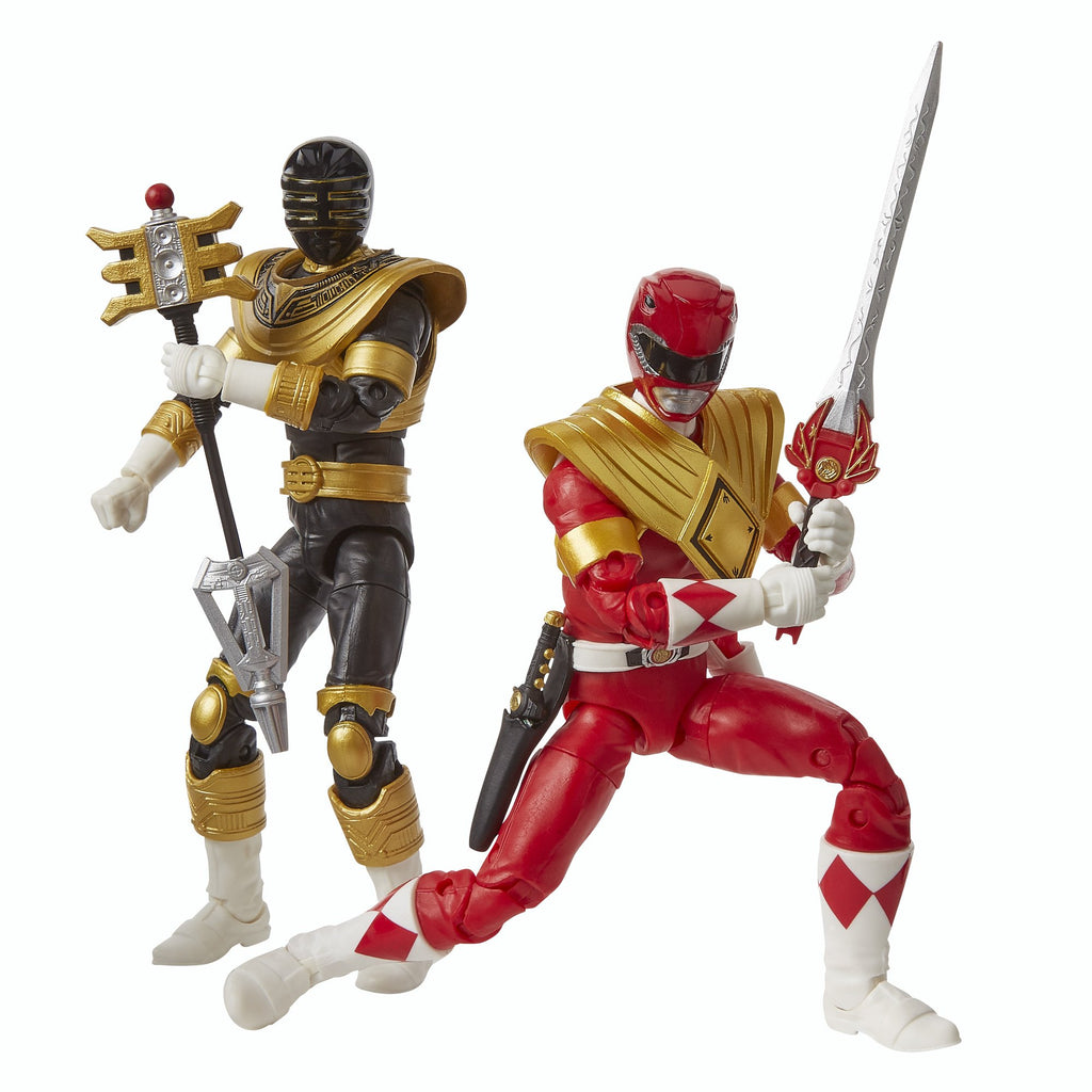 Power Rangers Lightning Collection Mighty Morphin Red and Zeo Gold Ran ...