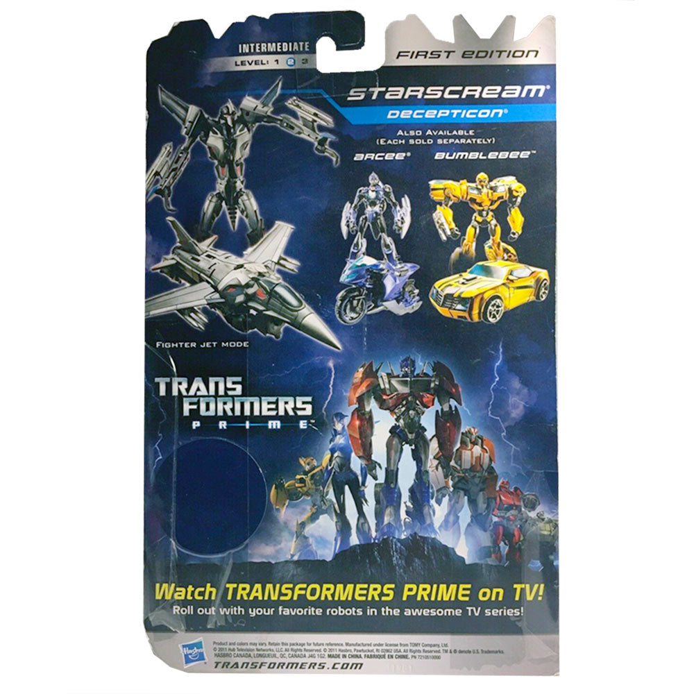 Transformers Prime First Edition 003 Starscream Jet Plane Jesus Toy ...