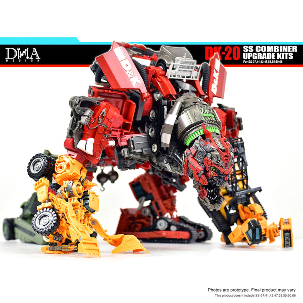 Buy DNA Design DK-20 SS Combiner Upgrade add-on kit Construction Robot ...