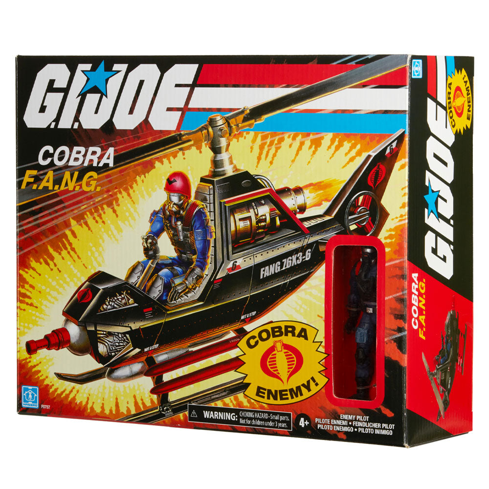 G.I. Joe Vintage Retro Cobra F.A.N.G. Copter & Pilot reissue Walmart ...