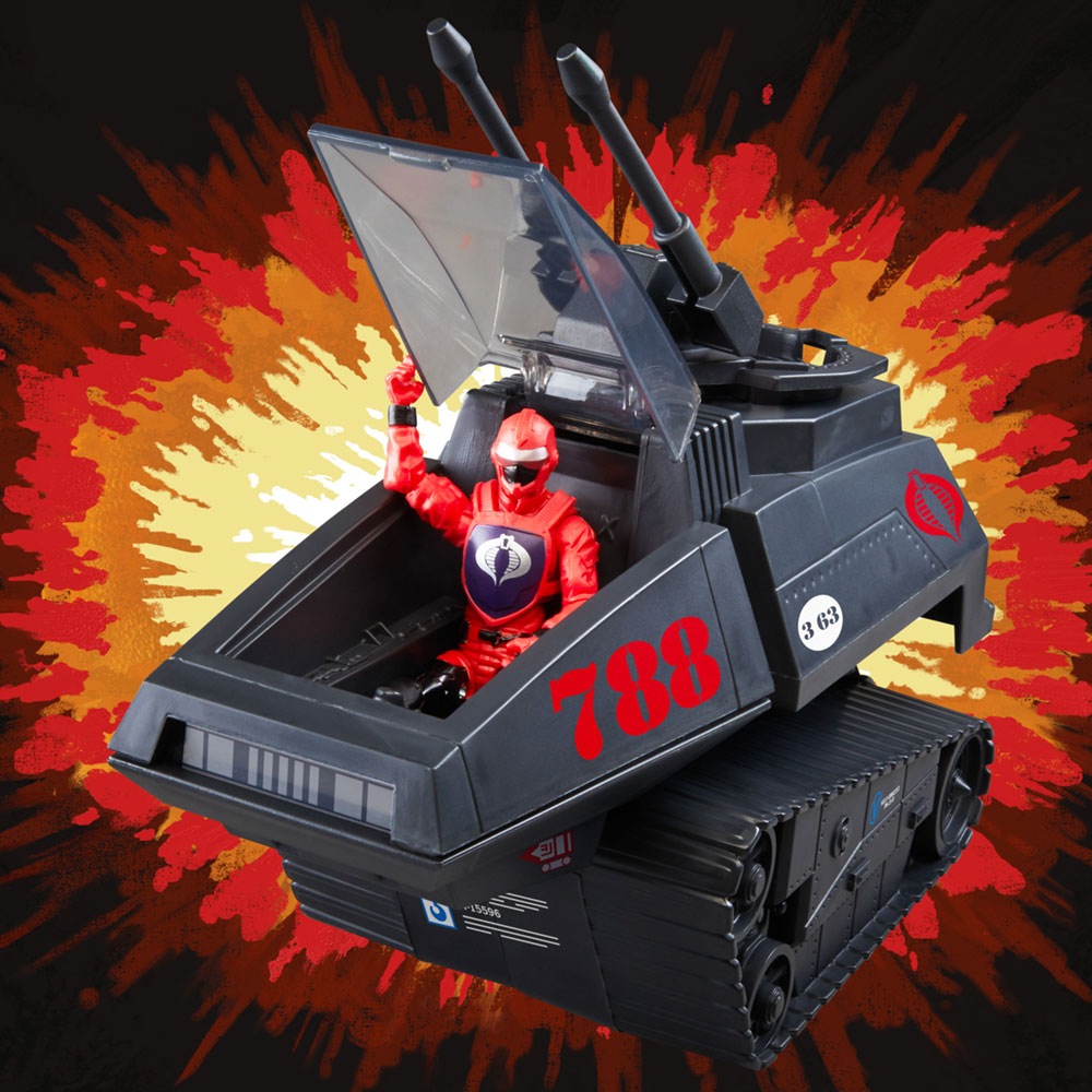 G.I. Joe Vintage Retro Cobra H.I.S.S Tank & Driver reissue Walmart Toy ...
