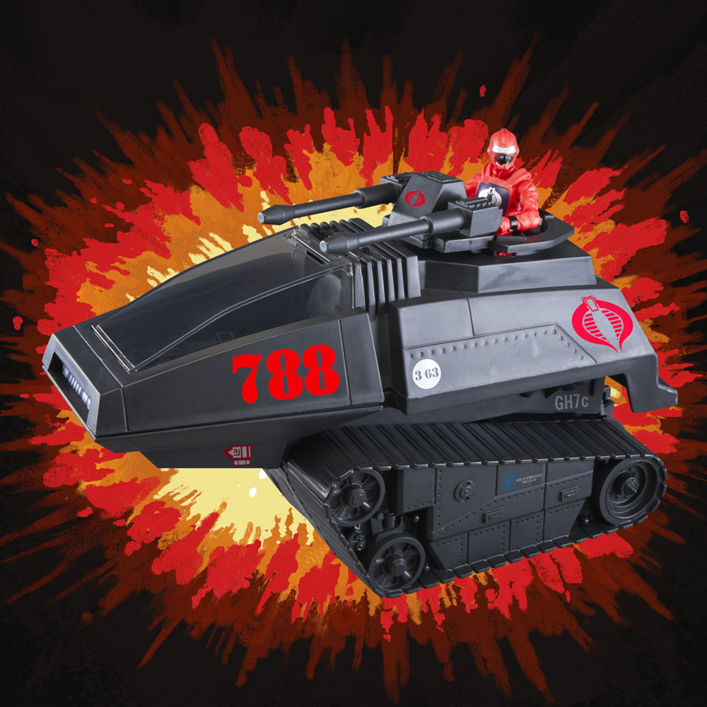 G.I. Joe Vintage Retro Cobra H.I.S.S Tank & Driver reissue Walmart Toy ...