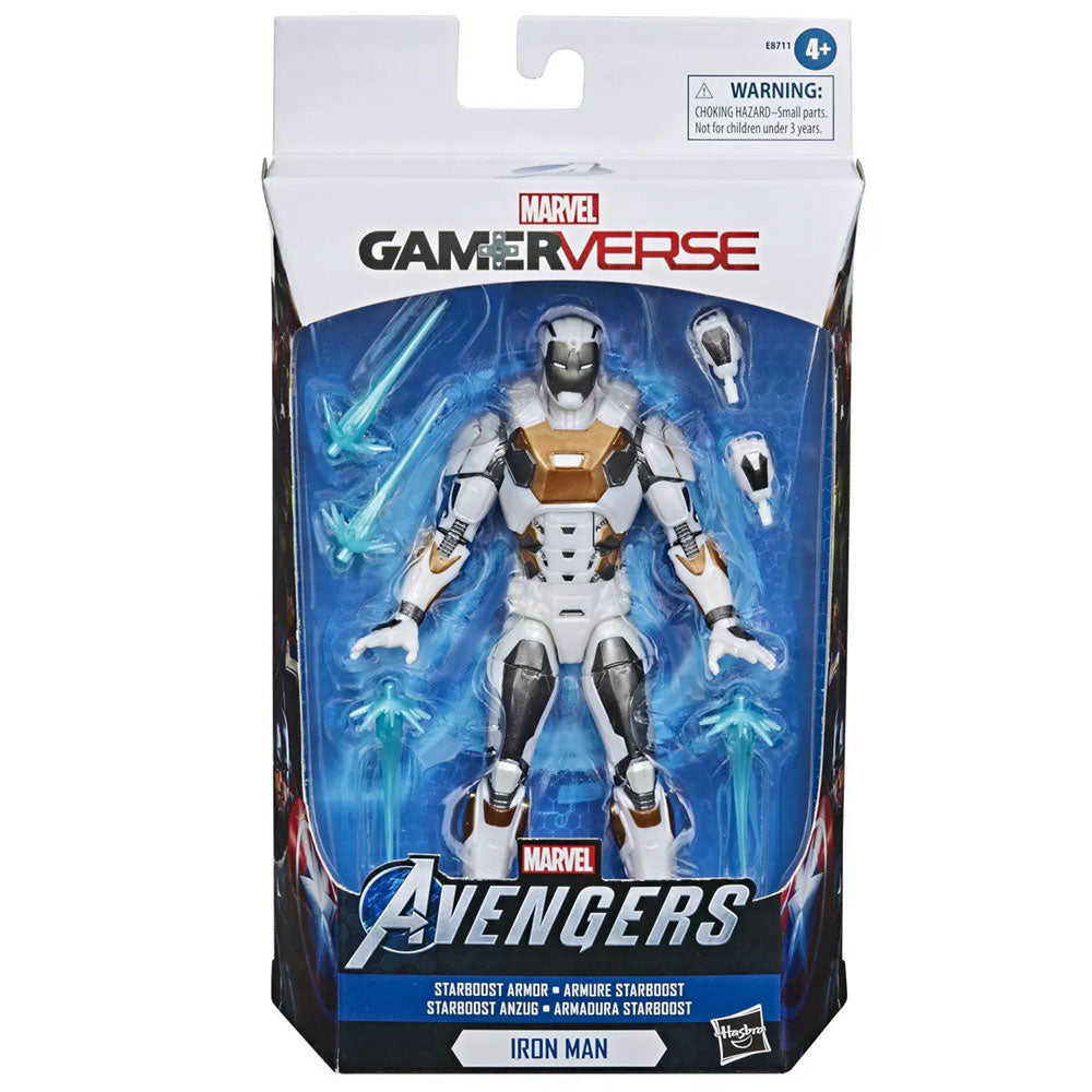 Marvel Legends Gamerverse Starboost Armor Iron Man White Avengers Toy ...
