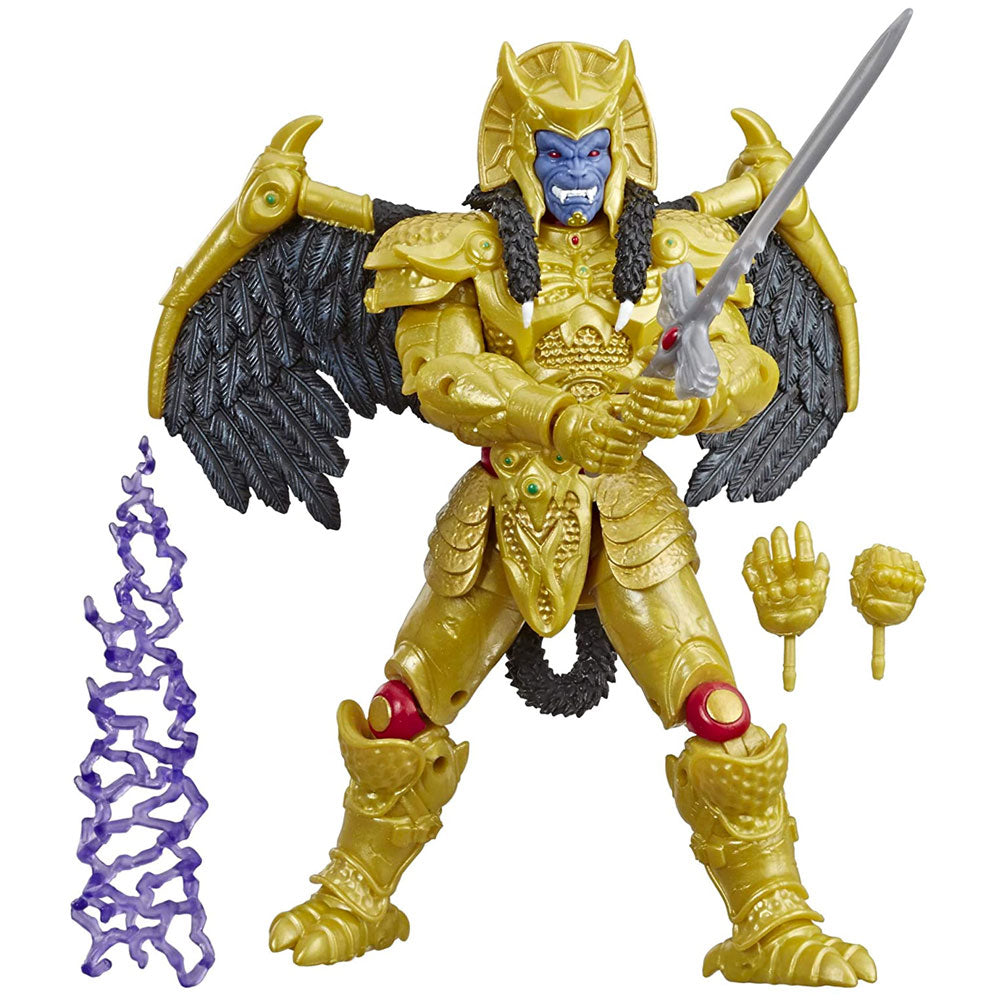 Power Rangers Lightning Collecticon Mighty Morphin Goldar Gold Box Toy ...