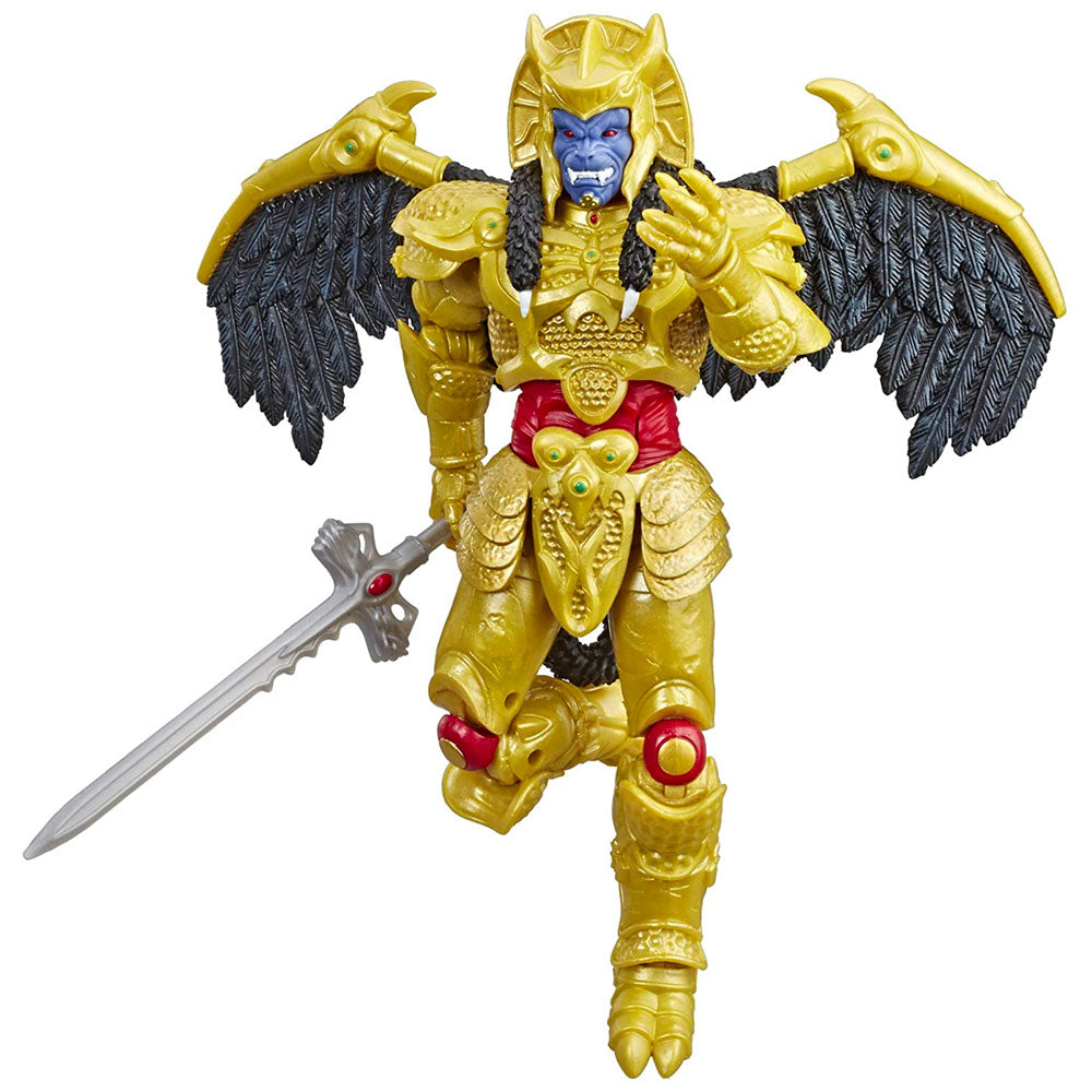 Power Rangers Lightning Collecticon Mighty Morphin Goldar Gold Box Toy ...