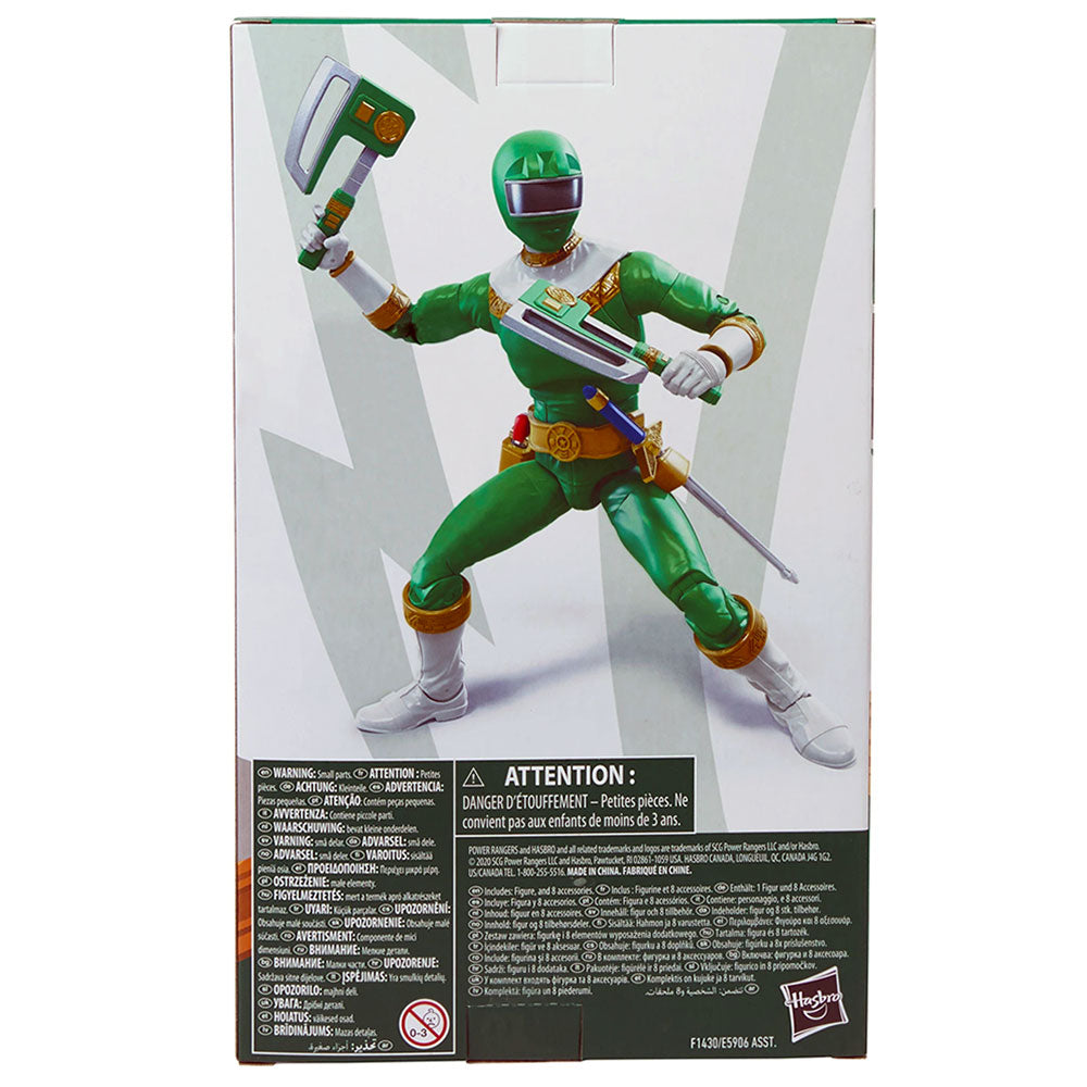 Power Rangers Lightning Collection Zeo Green Ranger 6-inch Figure Toy ...