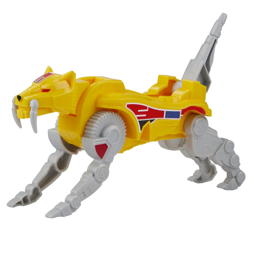Power Rangers Mighty Morphin Triceratops & Sabertooth Tiger Dinozord ...