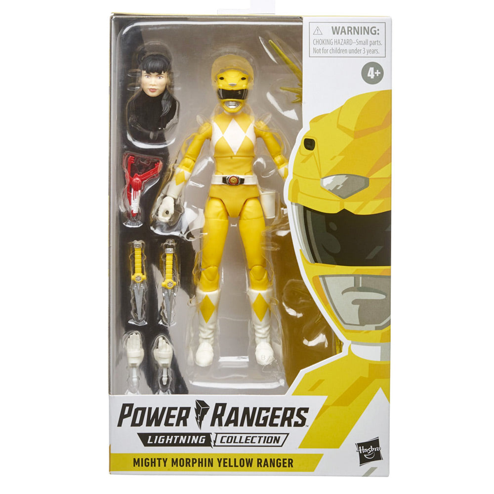 Power Rangers Lightning Collection Mighty Morphin Yellow Ranger Toy ...
