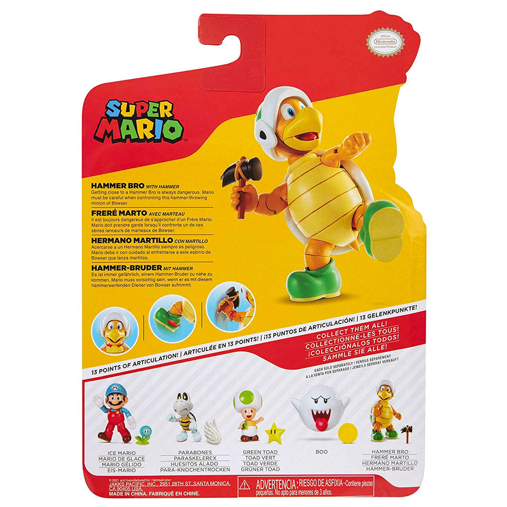 Buy Jakks World of Nintendo Super Mario Hammer Bro Reissue Koopa Toy ...