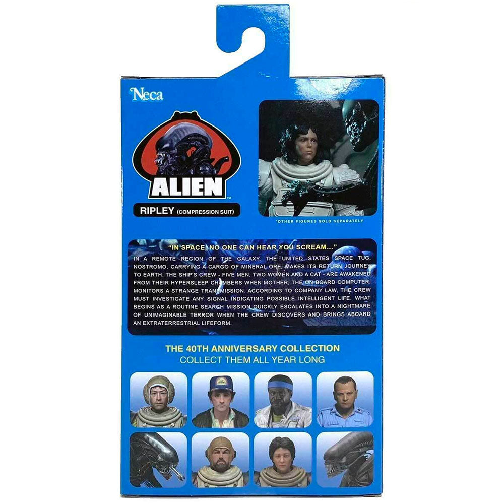 NECA Alien 40th Anniversary Ripley Compression Suit Exclusive Toy ...