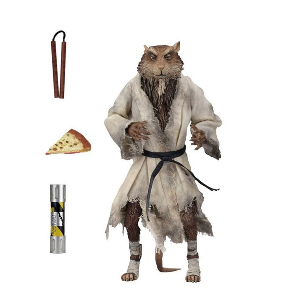 NECA Teenage Mutant Ninja Turtles 90's Movie Splinter Gamestop Toy ...