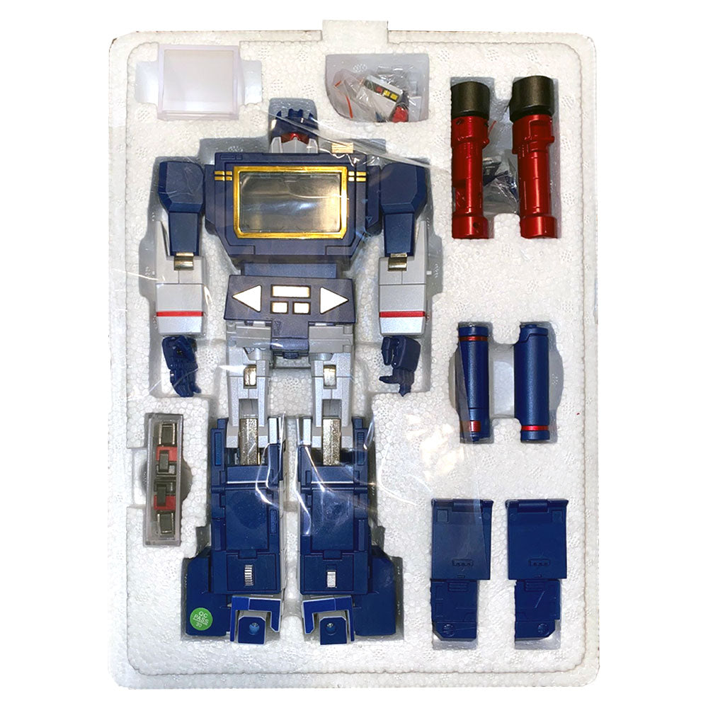 Robot Paradise RP-01 Acoustic Wave FIBRIR Blue Transforming Robot Toy ...