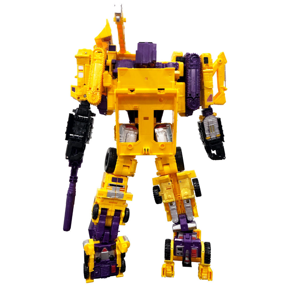 CBB Coolchange Field Army Yellow Combiner Robot Devy 6-figure giftset ...