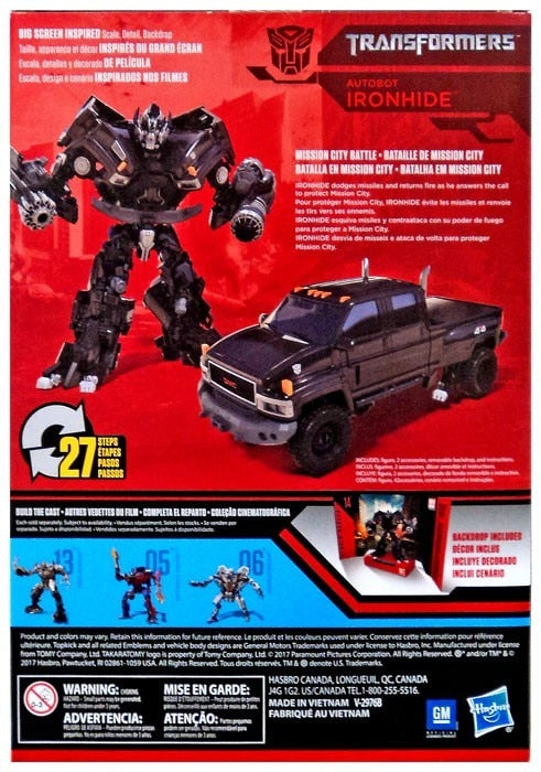 Buy Transformers Studio Series 14 Ironhide Voyager Movie Toy ...