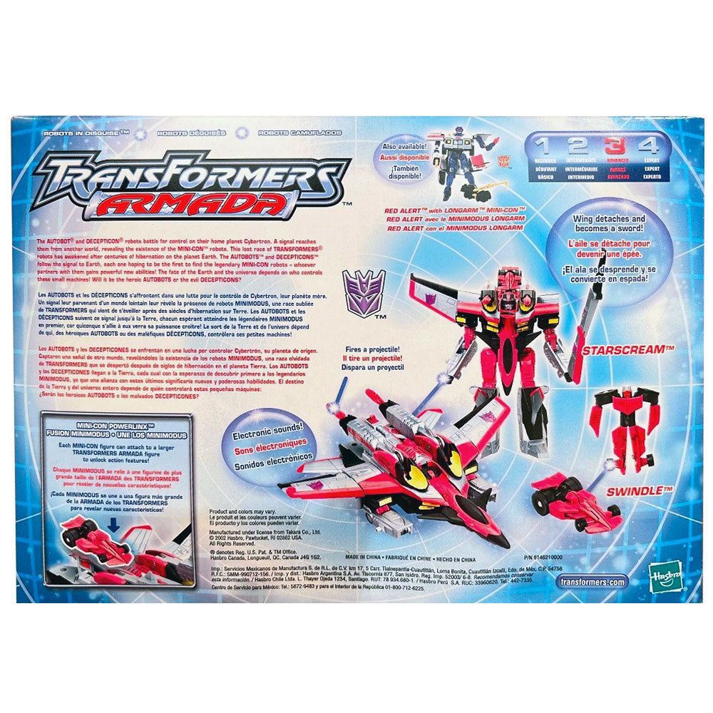 Transformers Armada Starscream Swindle Mini-con Max-Con Hasbro USA Toy ...