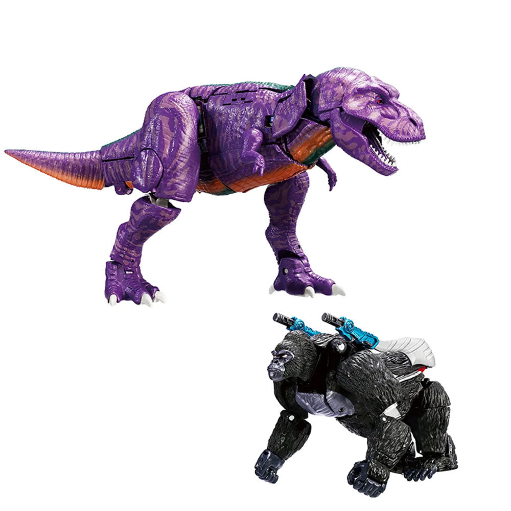 Transformers Beast Wars Again BWVS-01 Optimus Primal Megatron USA Toys ...