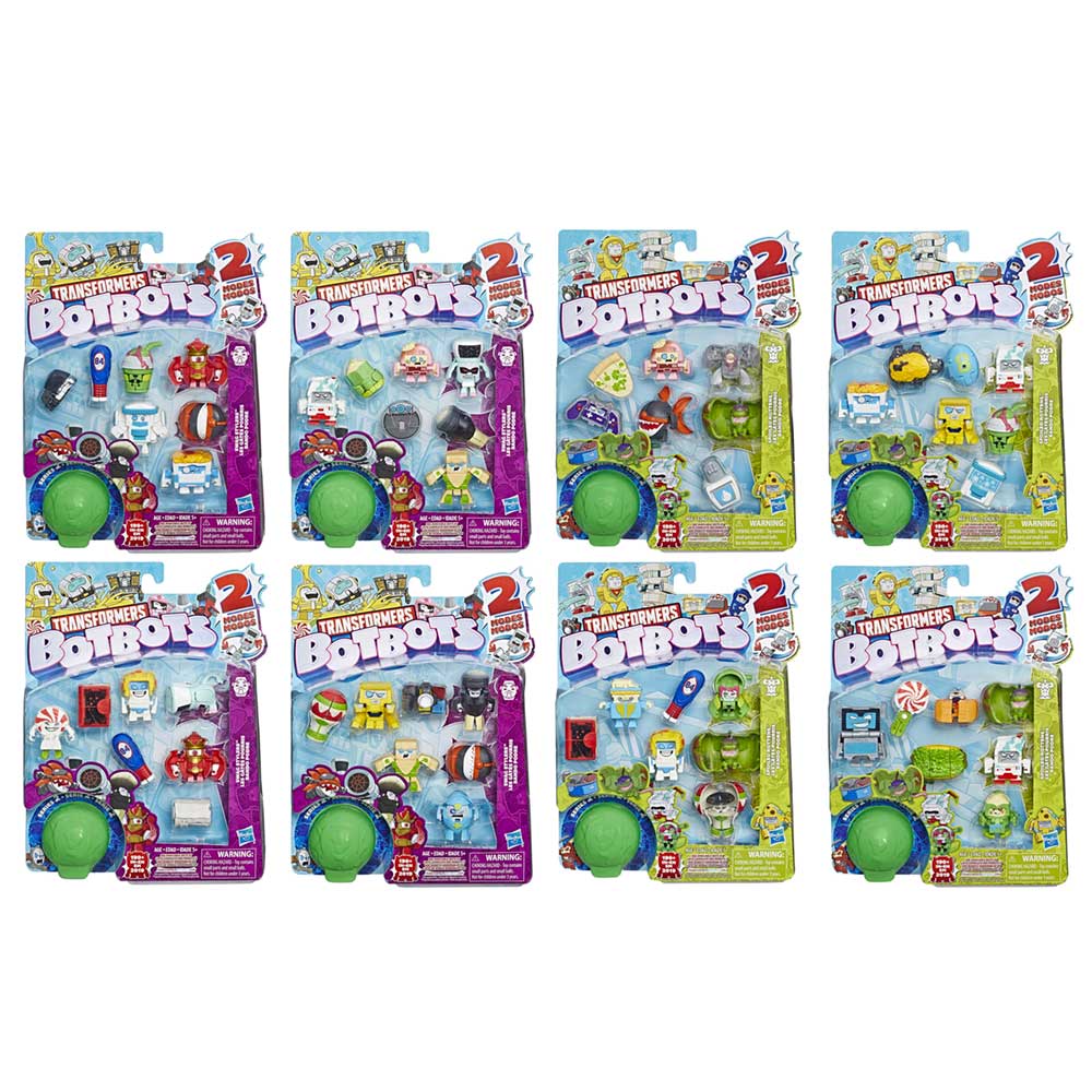 Transformers Botbots Series 1 All Greaser Gang & Jock Squad 8-packs ...