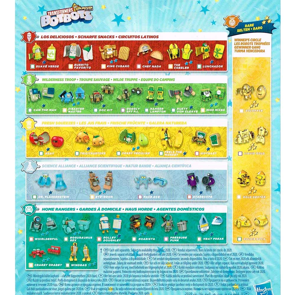 Buy Transformers Botbots Series 4 - Complete Set of 69 Toys ...