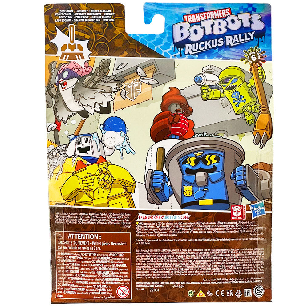 Transformers Botbots Series 6 Ruckus Rally Custodial Crew 8-Pack #1 ...