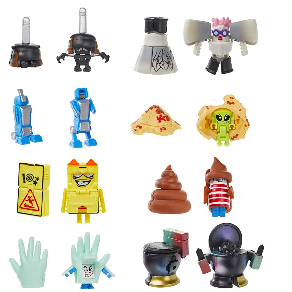 Transformers Botbots Series 6 Ruckus Rally Custodial Crew 8-Pack #2 ...