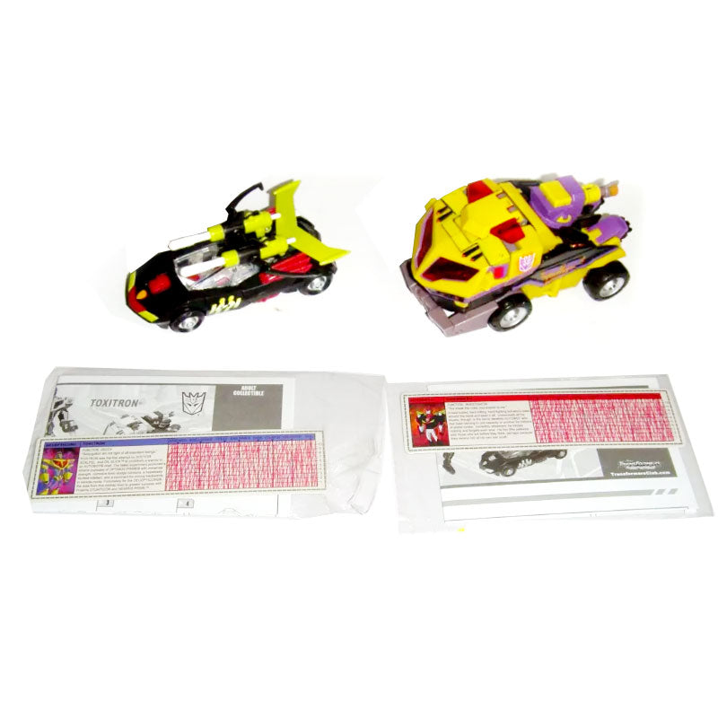 Botcon 2011 Souvenir Set Animated Toxitron & G2 Sideswipe Sealed MISB ...