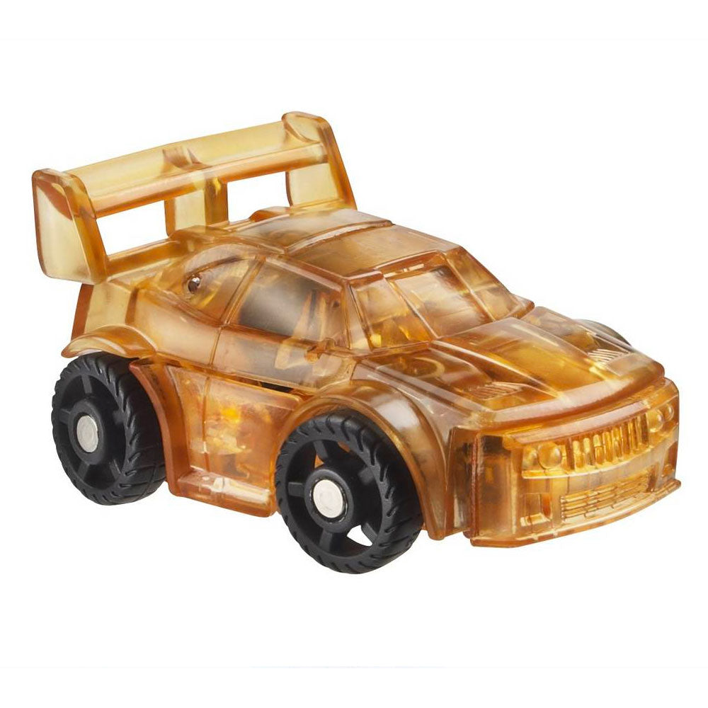 Transformers Botshots Series 1: Super Bot 002 Bumblebee Clear Car Toy ...