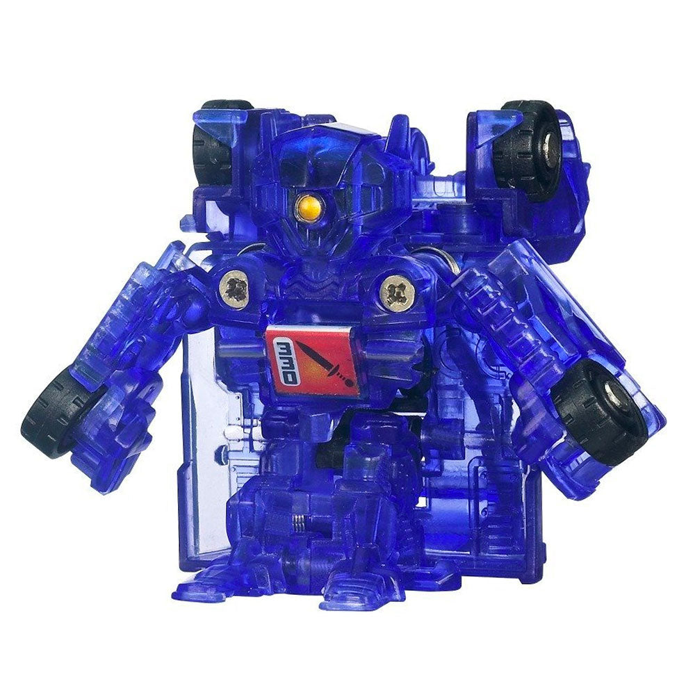 Transformers Botshots Series 1 Super Bot 005 Shockwave Clear Chase Toy ...