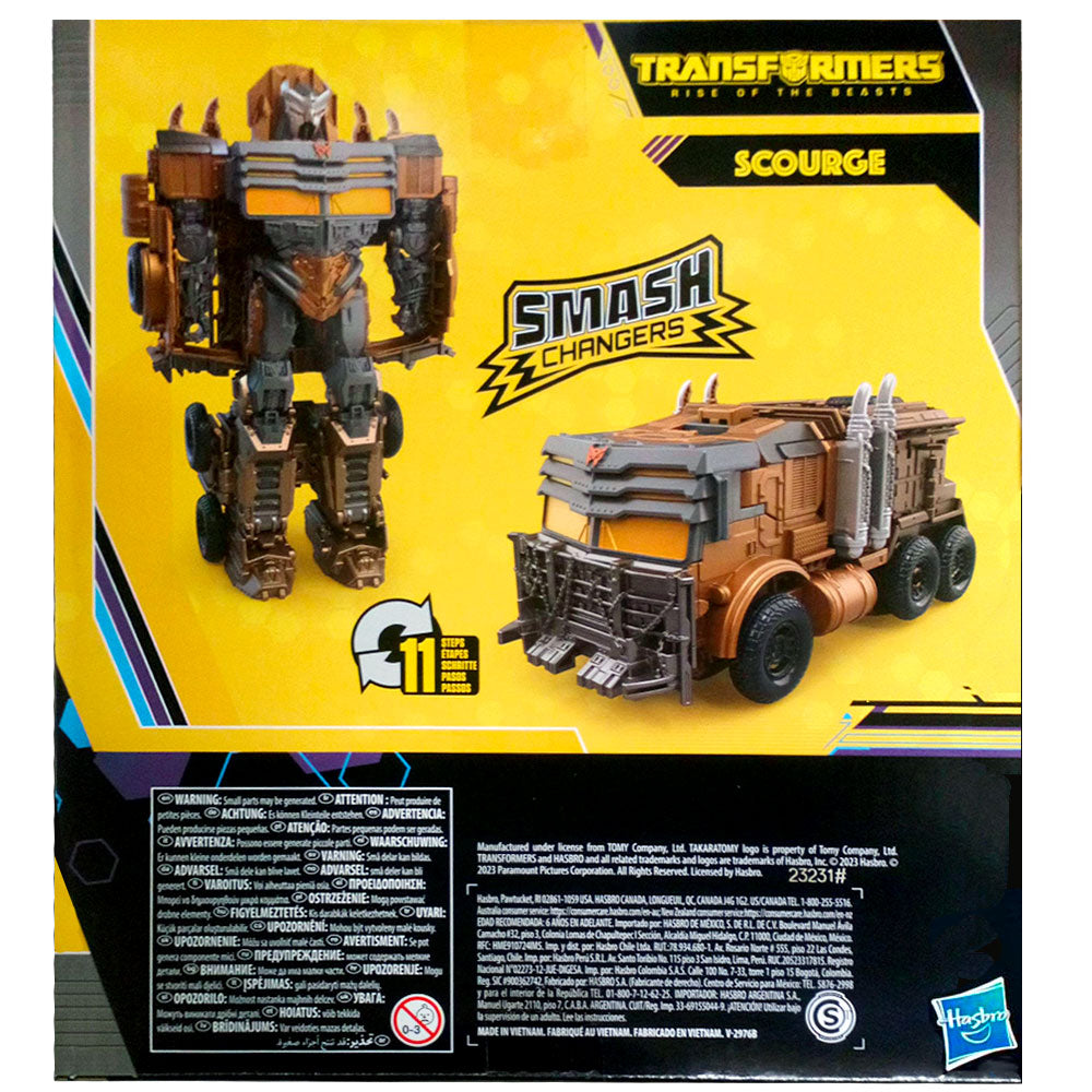 Transformers Buzzworthy Rise of the Beasts Smash Changer Scourge ROTB ...