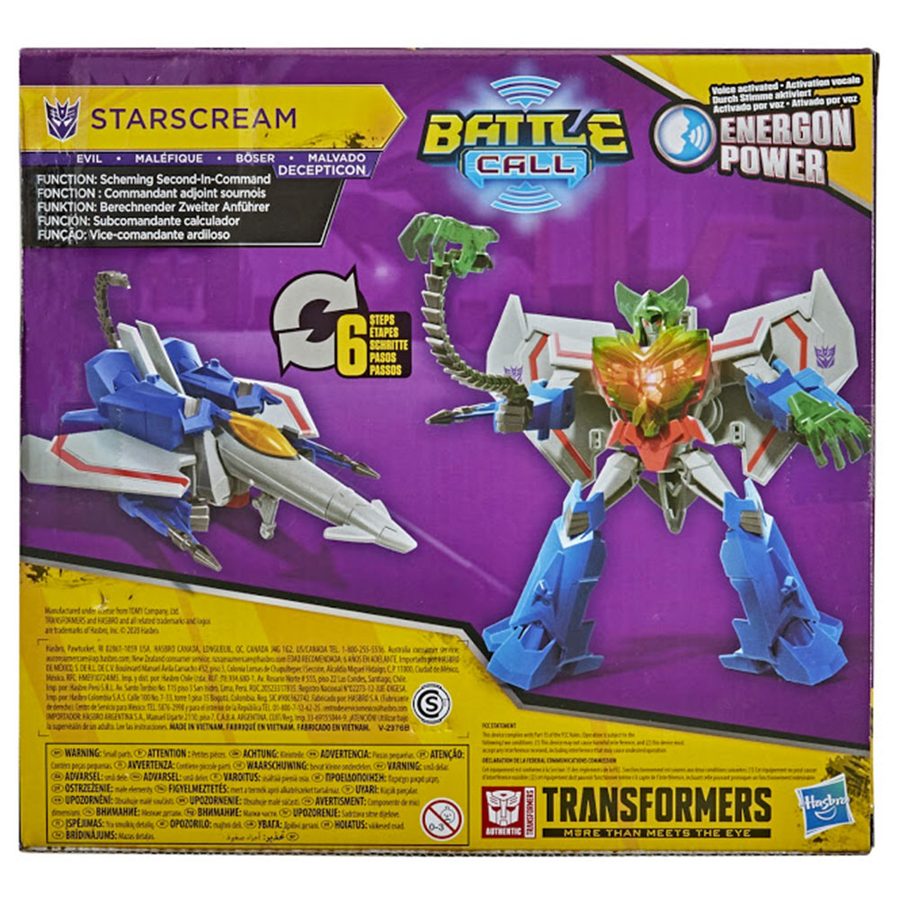 Buy Transformers Cyberverse Adventures Battle Call Starscream Trooper ...