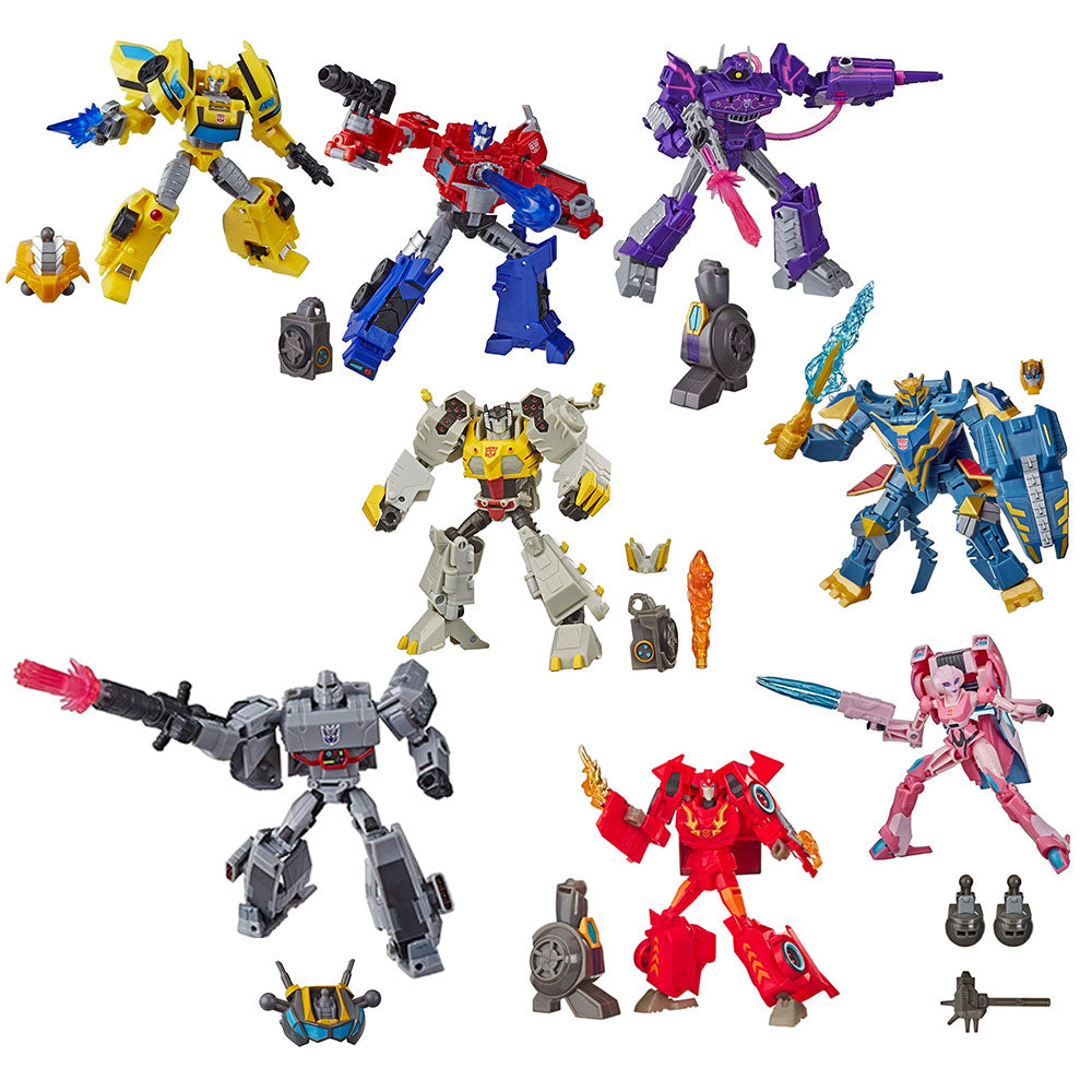Transformers Cyberverse Adventures Deluxe Complete Set Maccadam Bundle ...