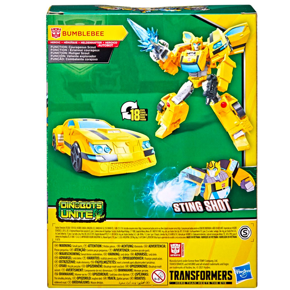 Buy Transformers Cyberverse Adventures Dinobots Unite Bumblebee Deluxe ...