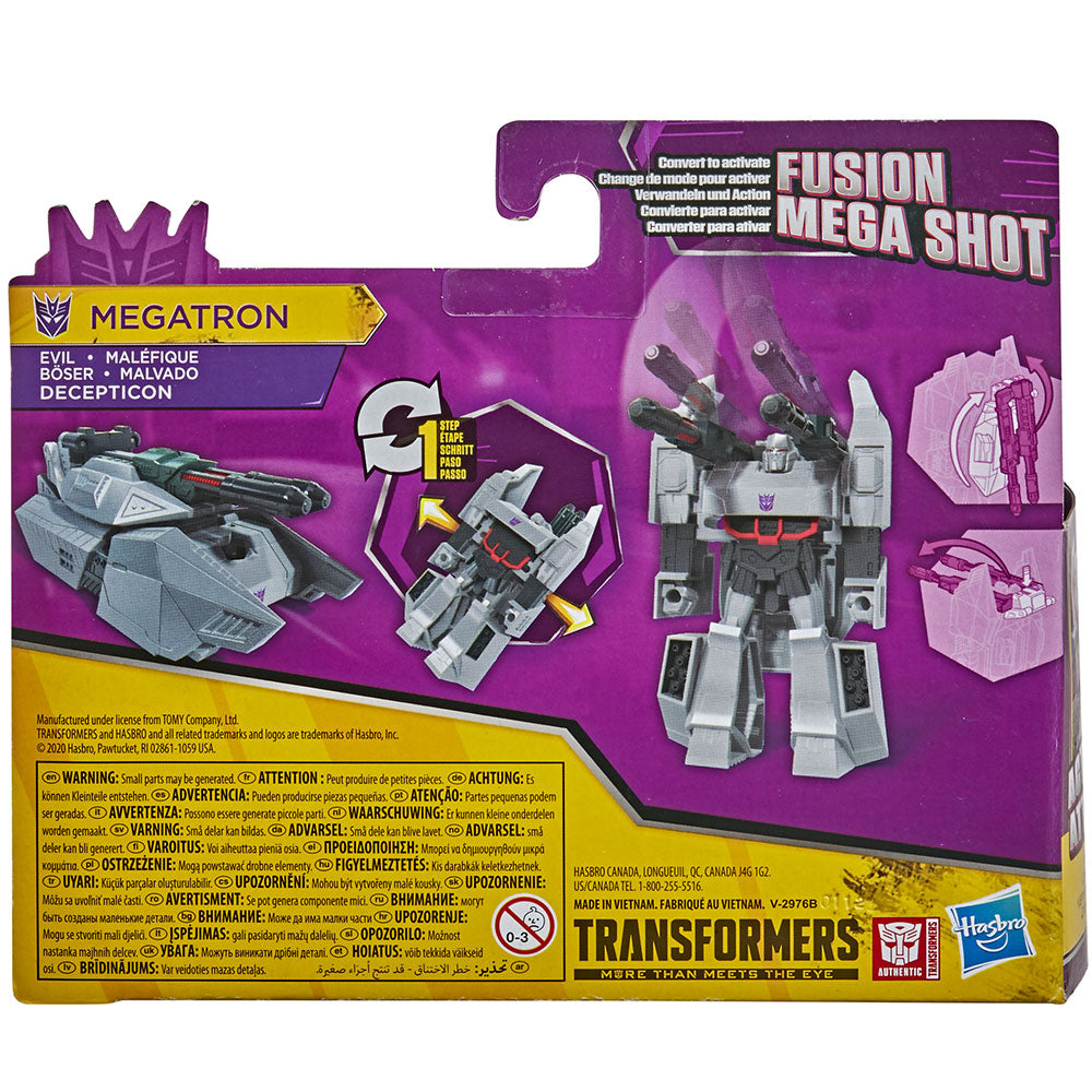 Transformers Cyberverse Adventures Fusion Mega Shot Megatron One Step ...