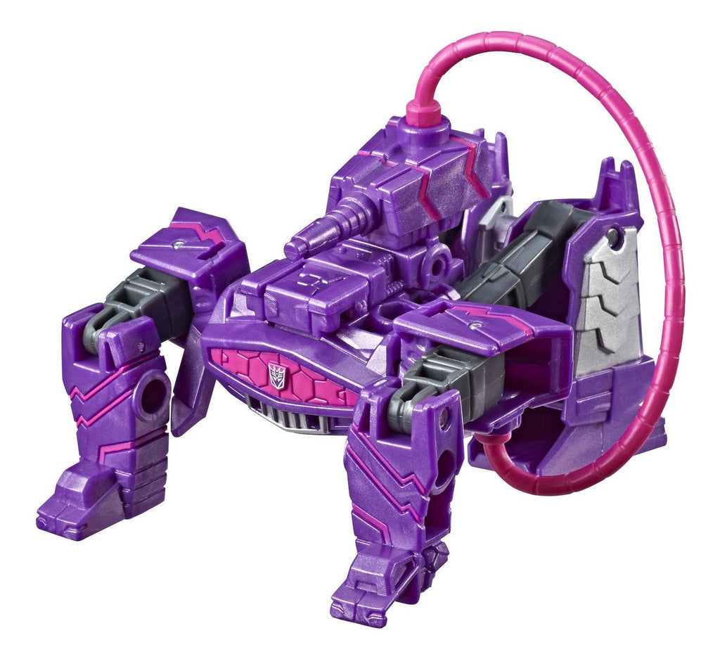 Transformers Cyberverse Power of the Spark Shockwave & Solar Shot Toy ...