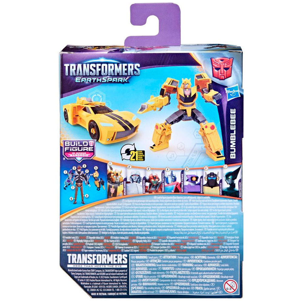 Transformers Earthspark Bumblebee AUtobot action figure robot toy ...