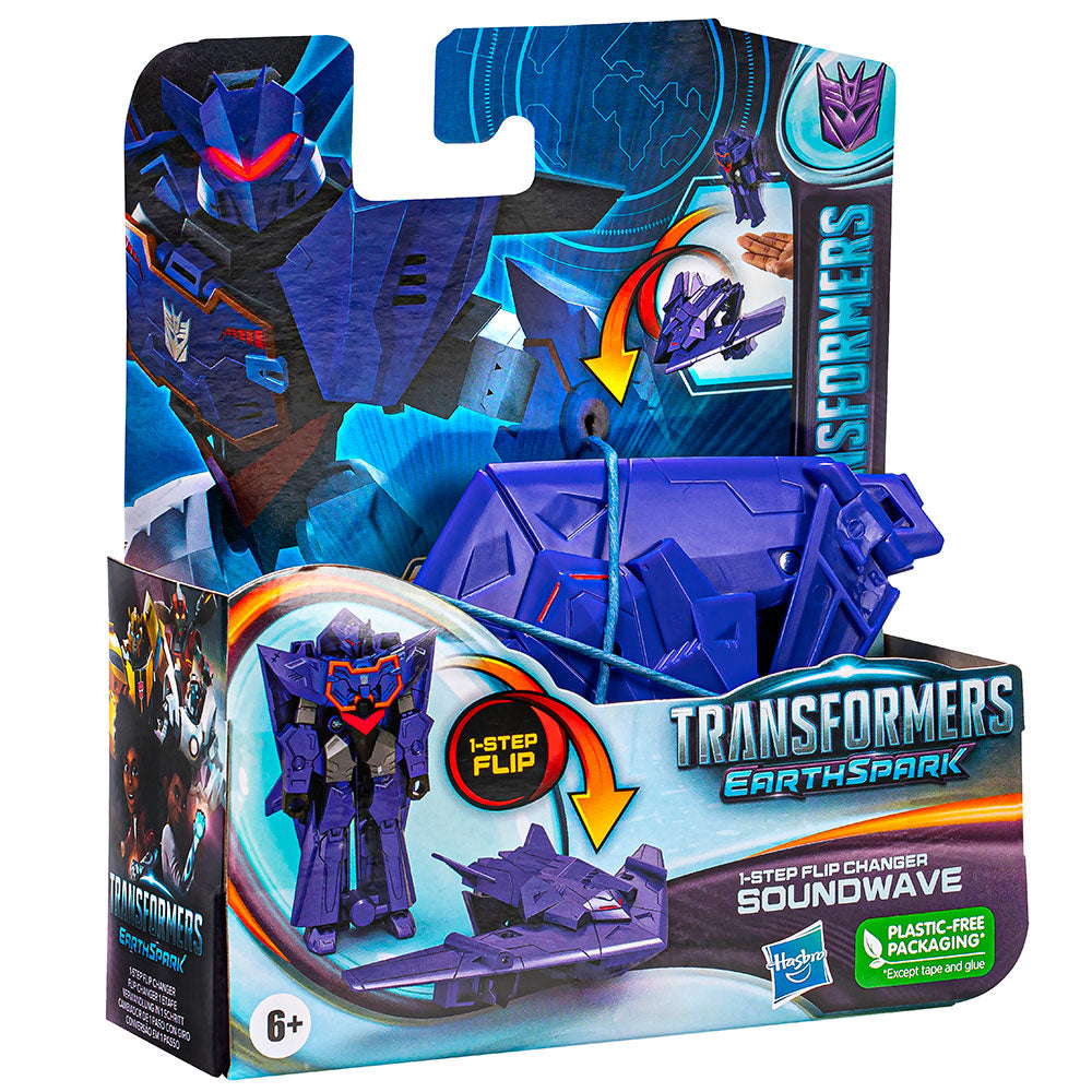 Buy Transformers Earthspark Soundwave Decepticon 1-Step Flip Changer ...