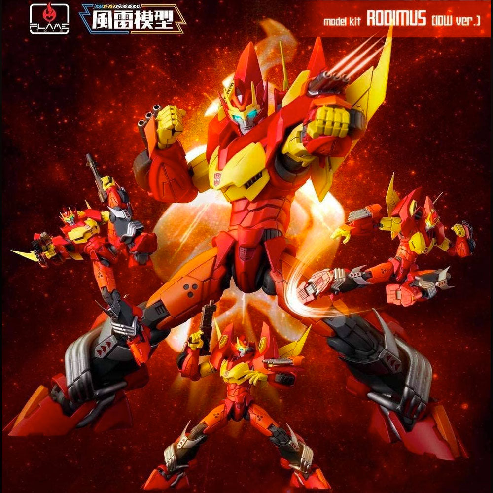Transformers Flame Toys Furai Model 17 Rodimus IDW Ver. Alex Milne Toy ...
