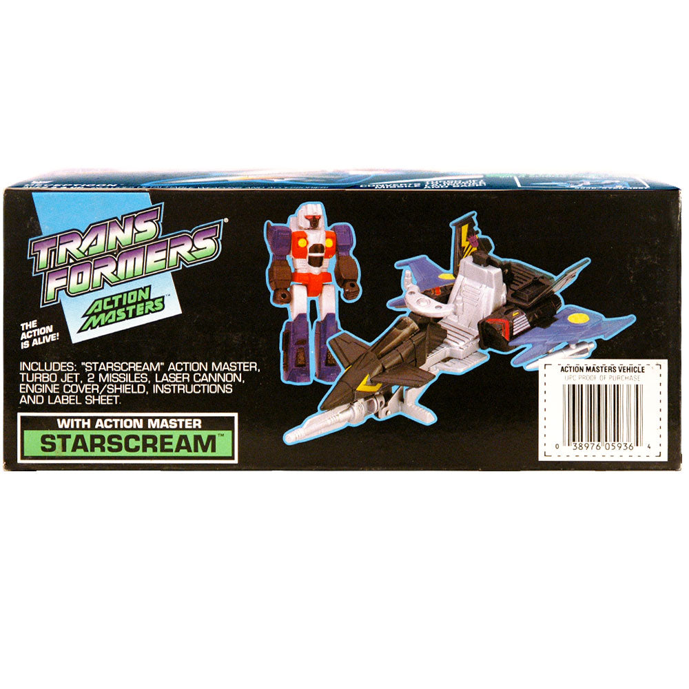 Transformers G1 Action Masters Starscream & Turbo Jet Attack Vehicle ...