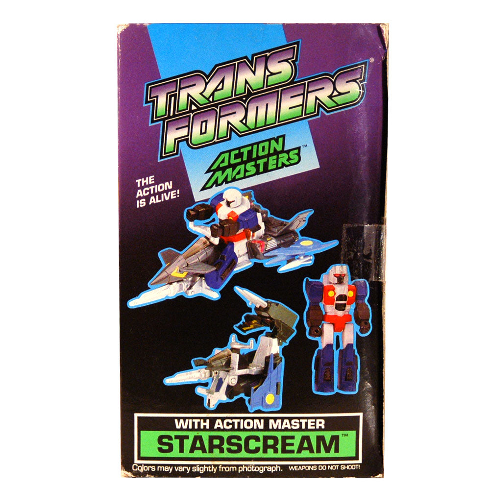 Transformers G1 Action Masters Starscream & Turbo Jet Attack Vehicle ...
