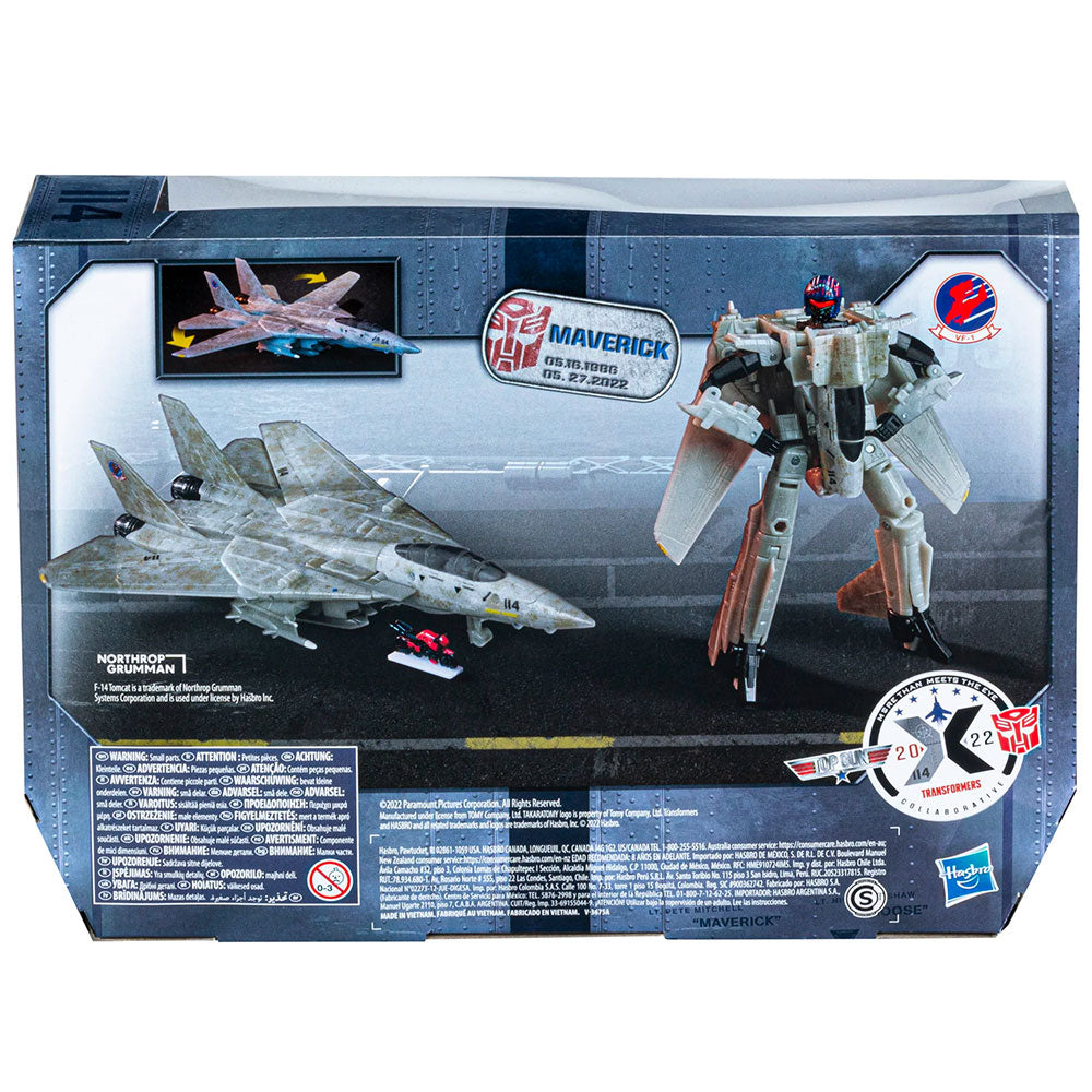 Transformers Generations Collaborative: Top Gun Maverick F-14 Reissue ...