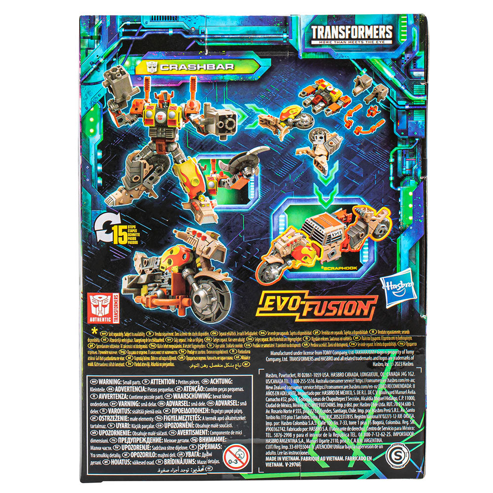 Buy Transformers Legacy Evolution Crashbar Deluxe Junkion Autobot Toy ...