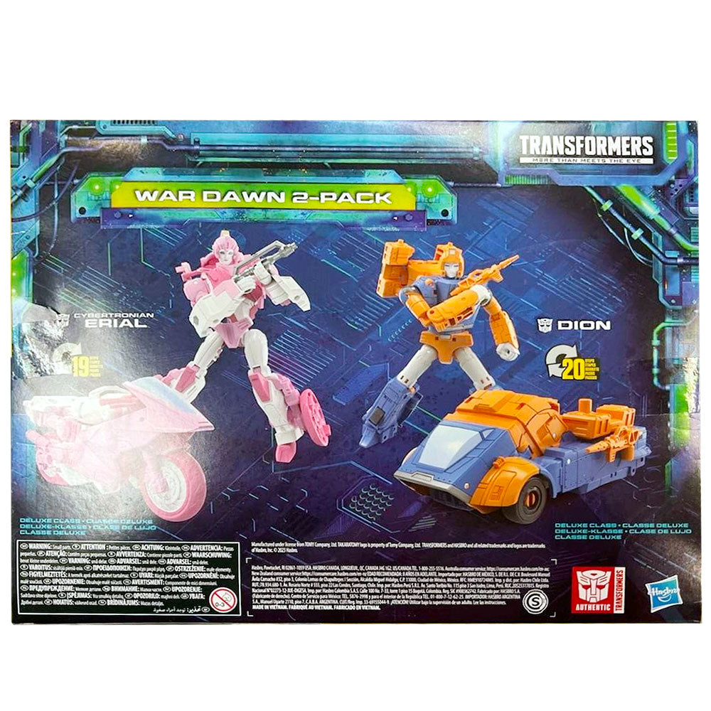 Transformers Legacy Evolution War Dawn Ariel & Dion 2-Pack Exclusive ...