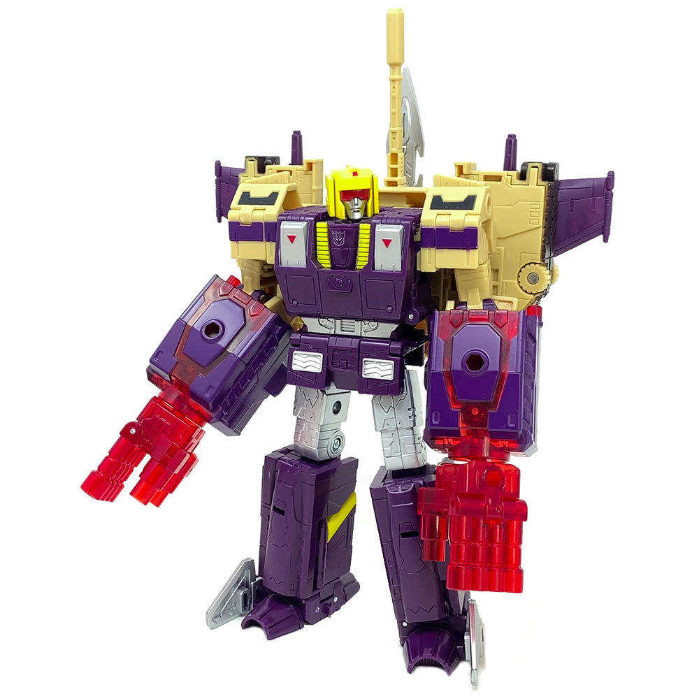 Transformers Legacy Blitzwing Leader class triple changing Toy ...