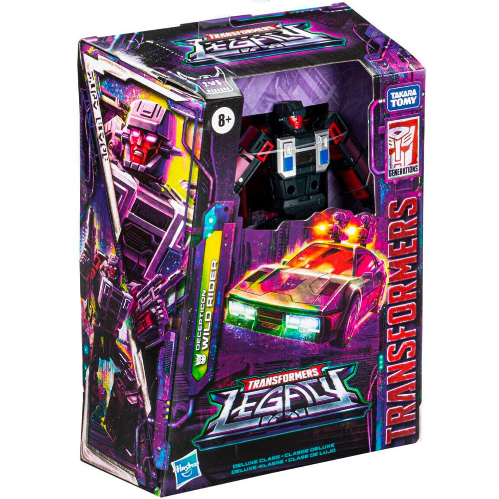 Transformers Legacy Wild Rider Deluxe Class Stunticon Combiner Car Toy ...
