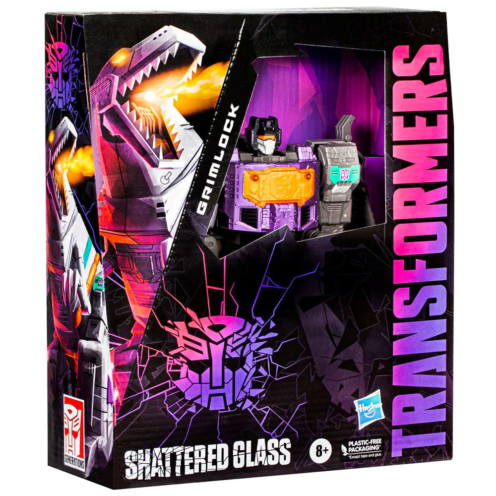 Transformers Generations Shattered Glass Grimlock Dinobot Leader Toy ...