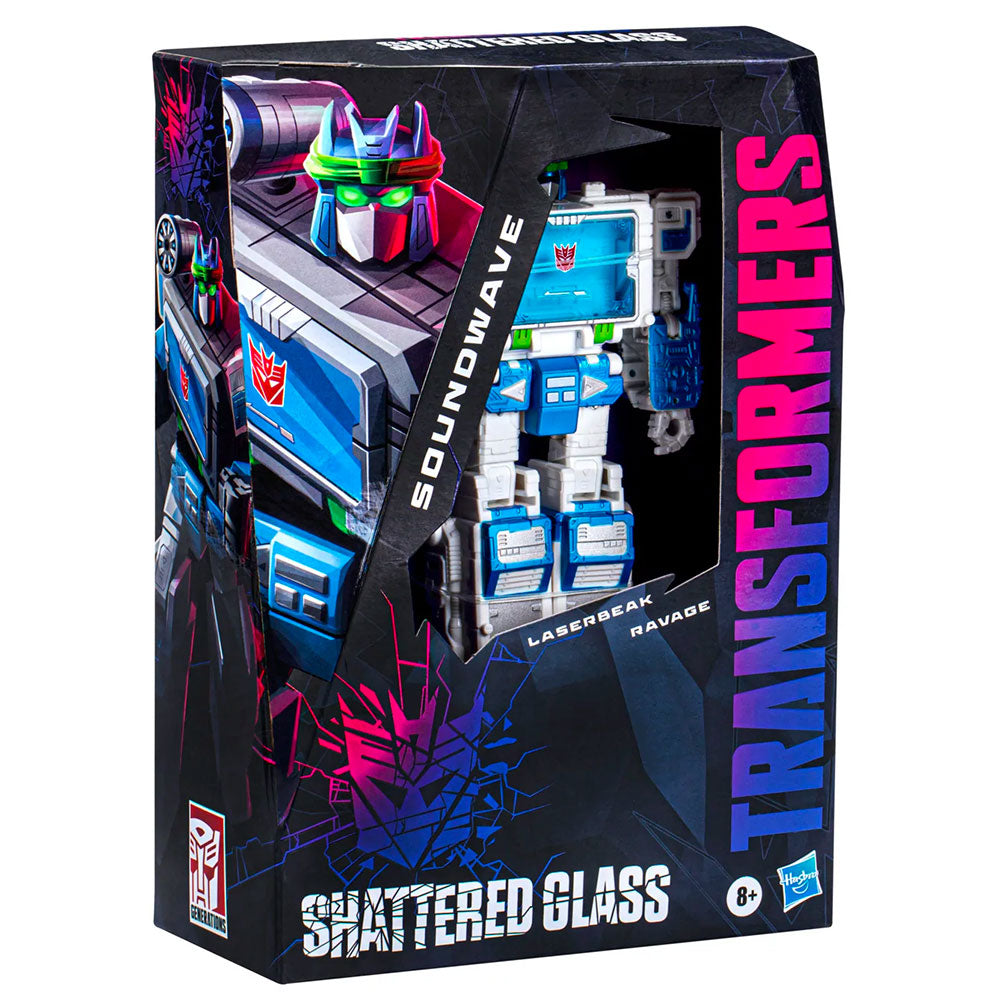 Transformers Generations Shattered Glass Soundwave Voyager Heroic Toy ...