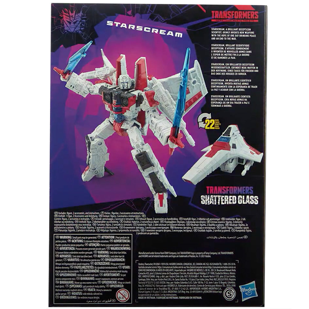 Transformers Generations Shattered Glass Starscream Voyager Heroic Toy ...