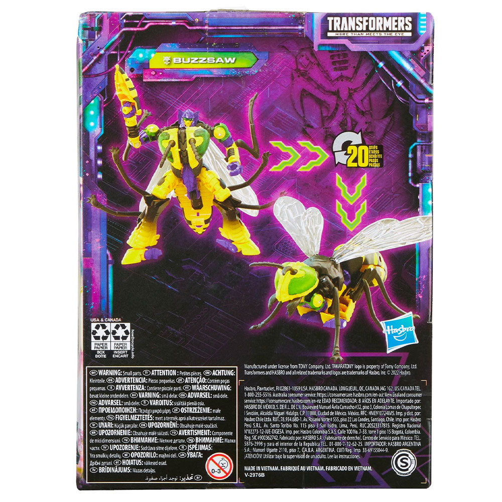 Buy Transformers Legacy Buzzsaw Walmart Exclusive Predacon Toy Wasp ...
