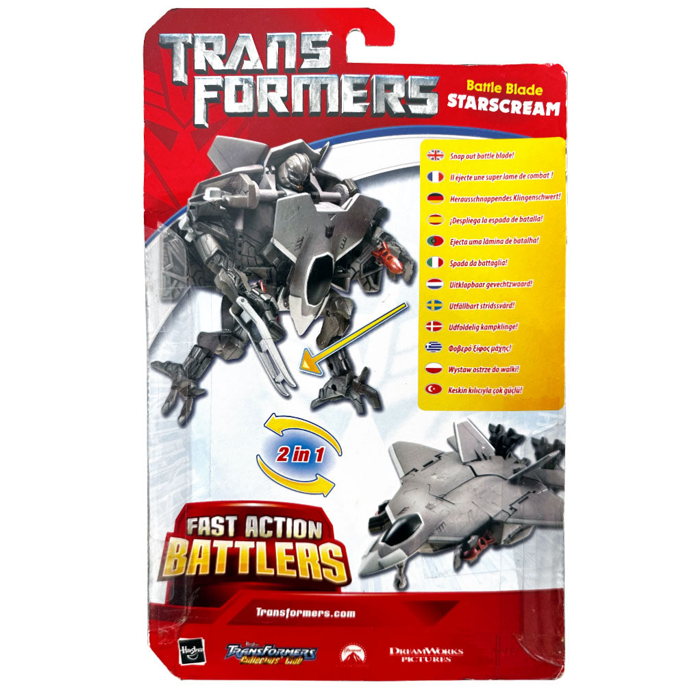 Buy Transformers Fast Action Battlers Battle Blade Starscream Europe ...