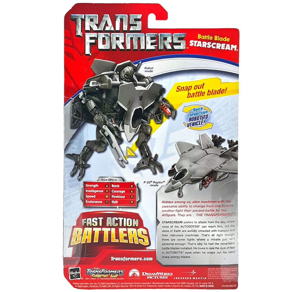 Transformers Movie Fast Action Battlers Battle Blade Starscream USA ...